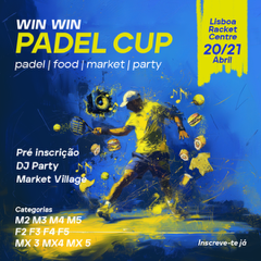 Win Win Padel Cup já tem data e apela à participação de todos os fãs da ...